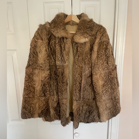 Vintage | Jackets & Coats | Vintage Rabbit Fur Coat | Poshmark